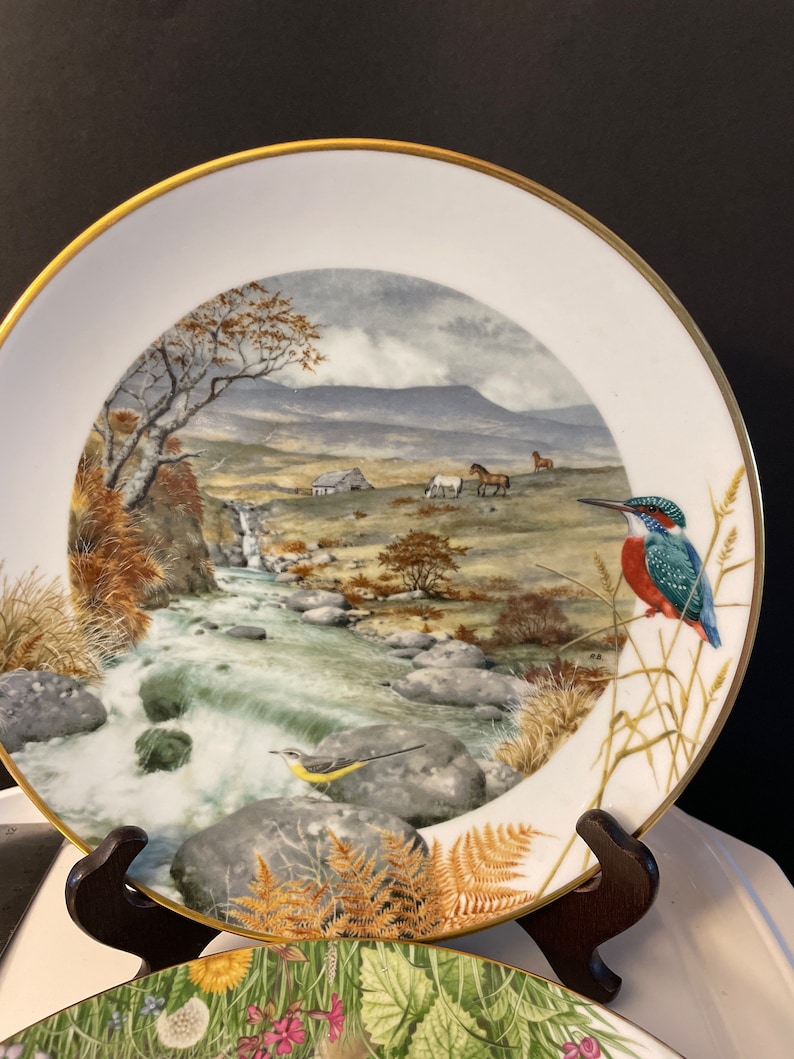 Limited Edition Peter Barrett Franklin Fine English Porcelain Plates - Etsy