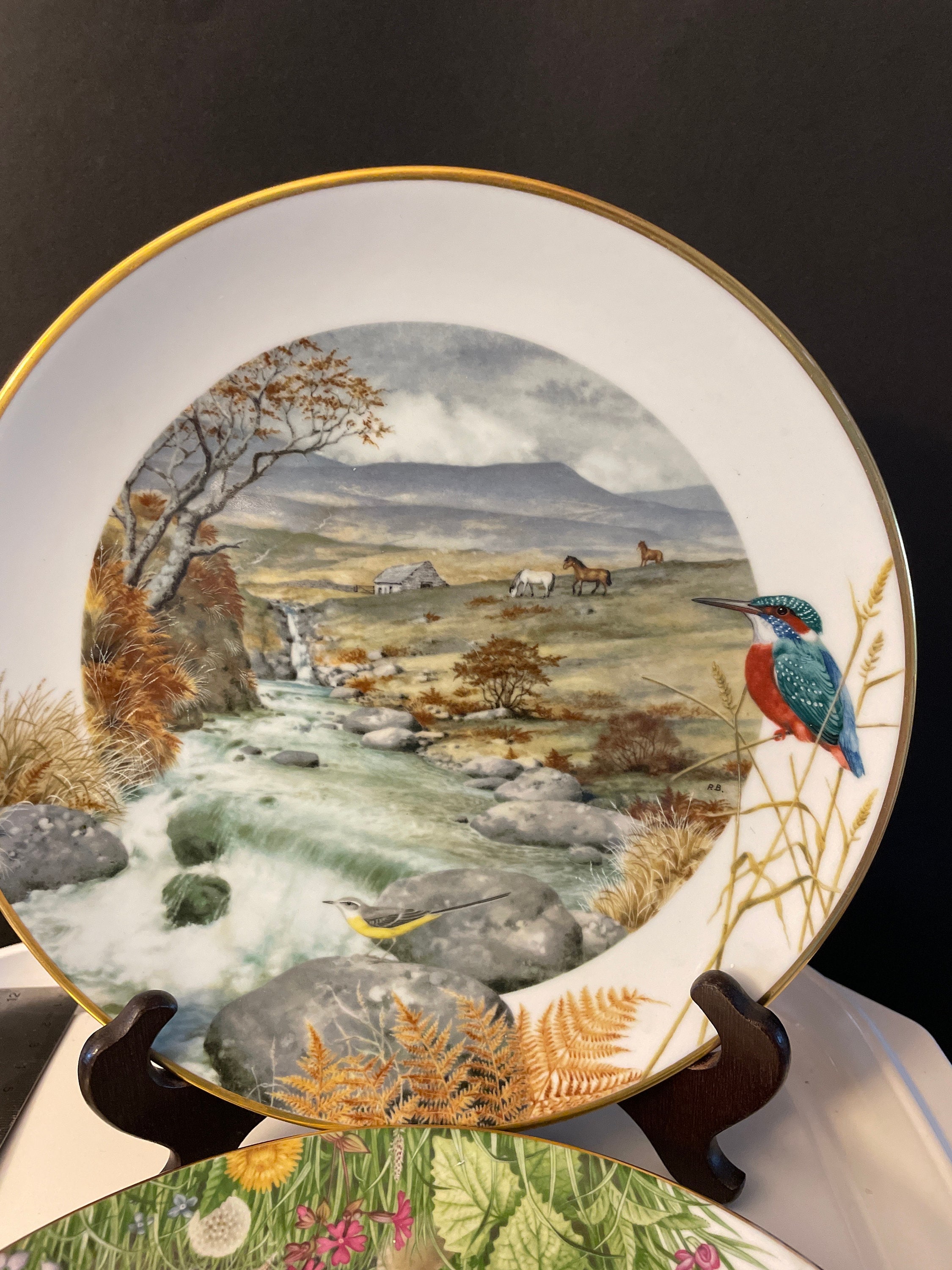 Limited Edition Peter Barrett Franklin Fine English Porcelain Plates - Etsy