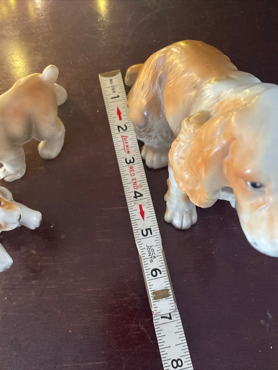 This Listing is for a Vintage Porcelain Cocker Spaniel Dog Figurines ...