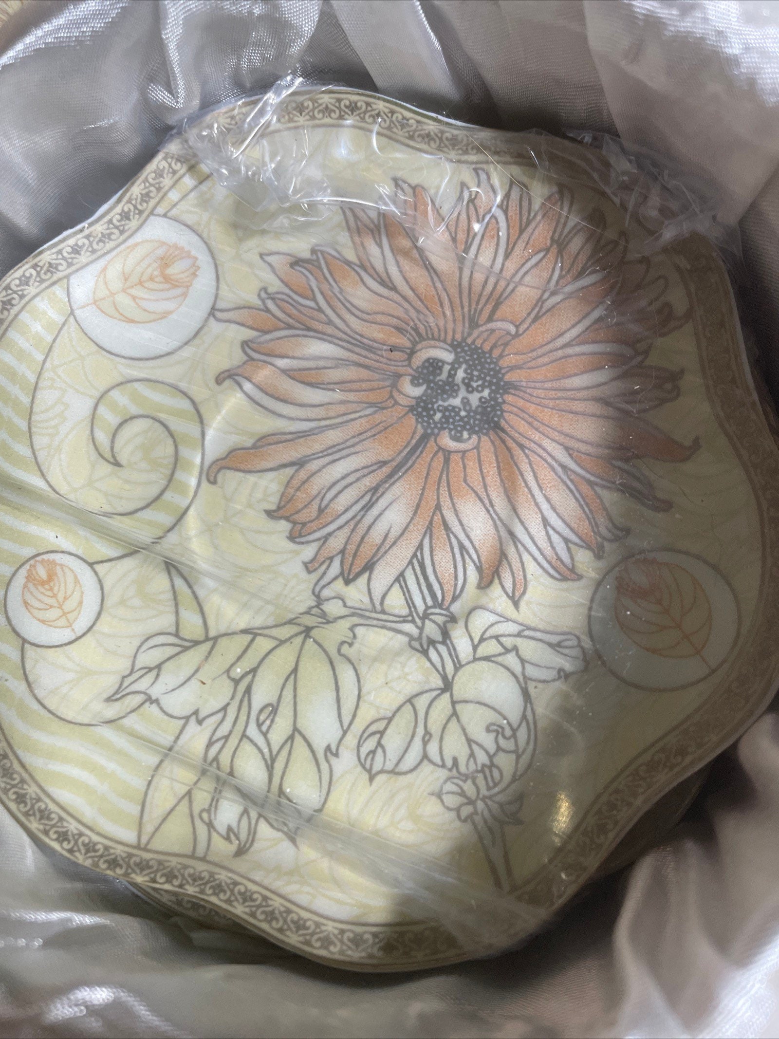 D'lusso Home Collection Set of 6 Demitasse Cups and Saucers Floral ...