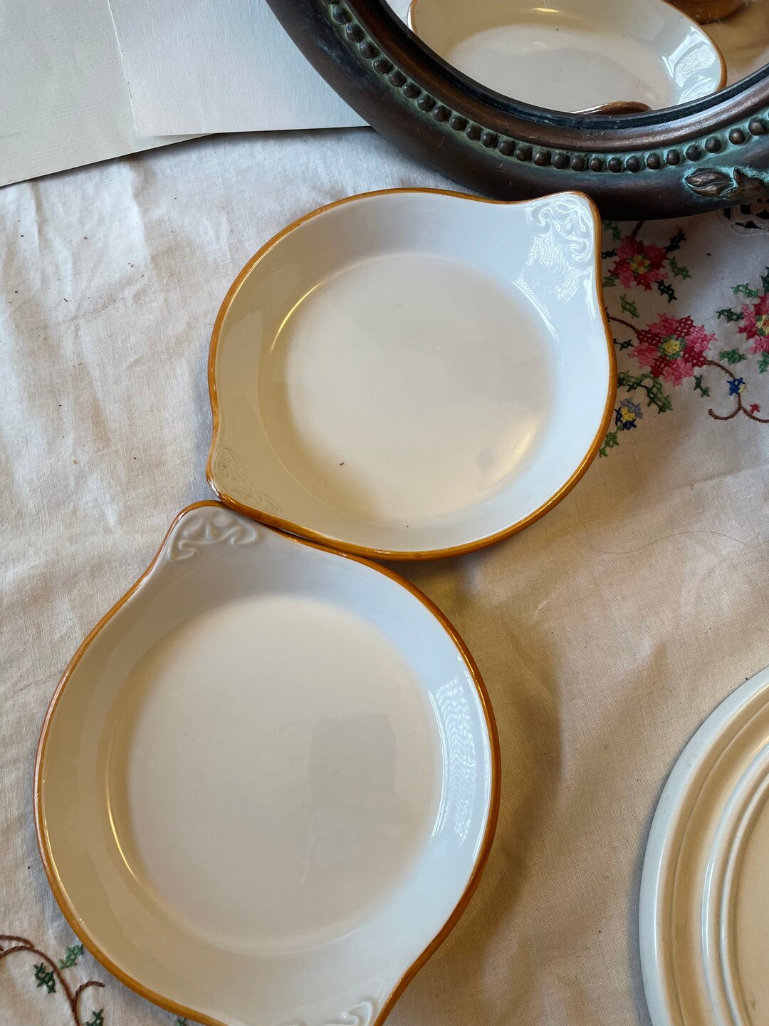 Walküre BAYREUTH BAVARIA. 502 PORCELAIN Pair of Individual Casserole ...