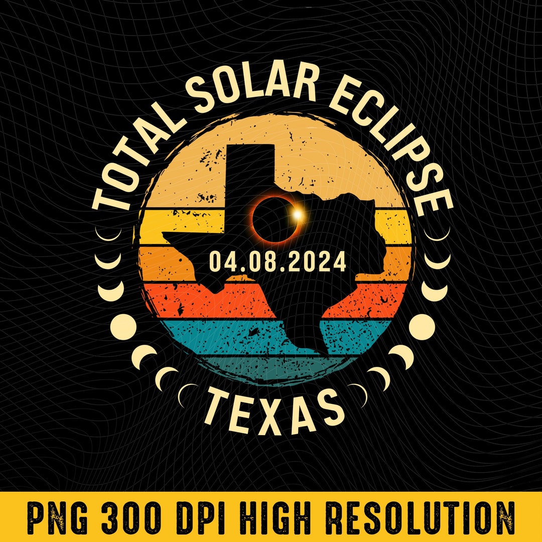 Solar Eclipse 2024 PNG, Sun Moon Totality 2024 Digital Download, 4.8. ...