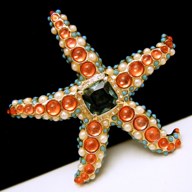 Starfish Brooch - Etsy