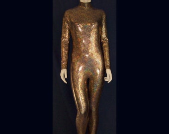 Gold unitard | Etsy