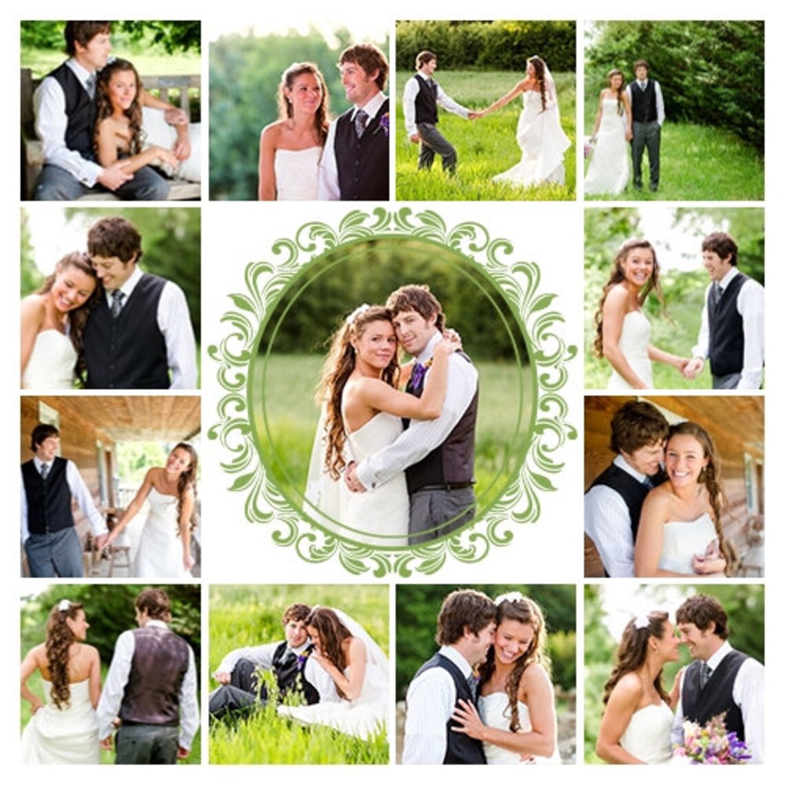 Photo Collage Templates Photoshop Collage Templates - Etsy