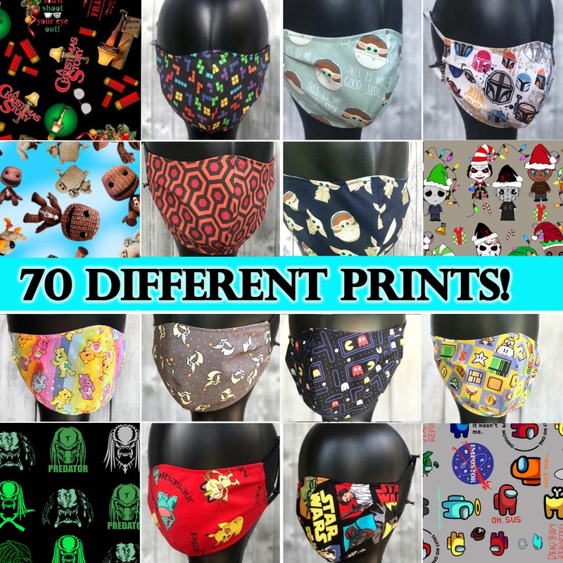 Colorful Face Mask - Etsy