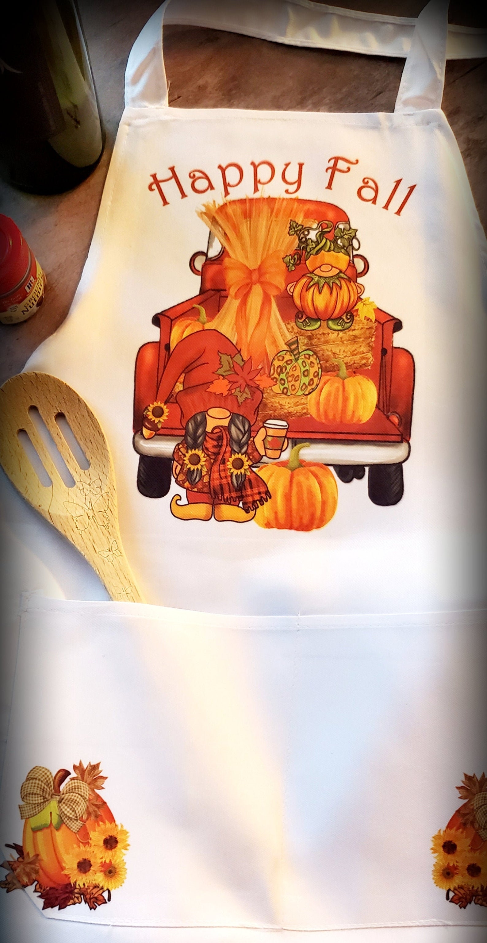 Happy Fall Apron - Etsy