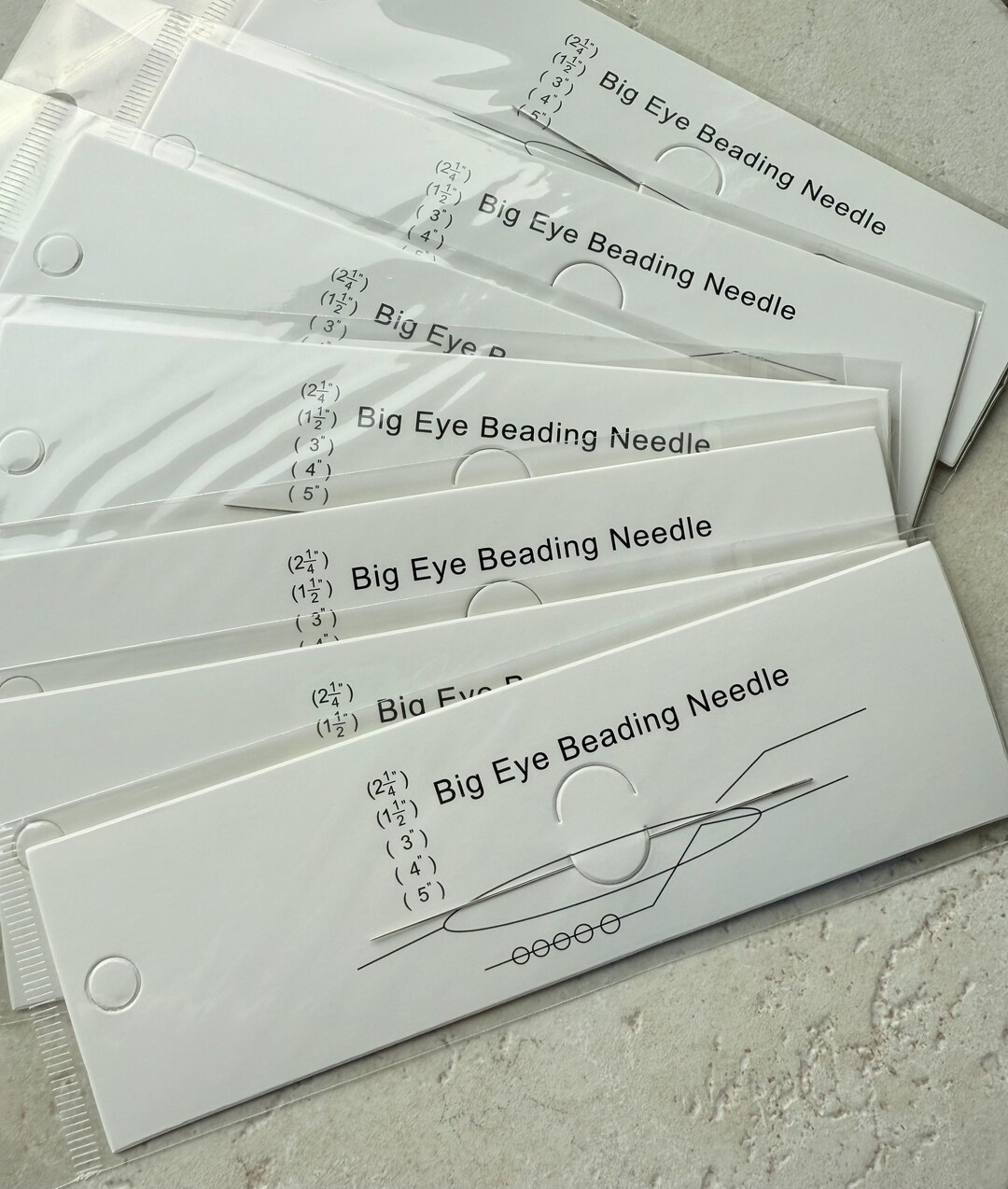 Big Eye Needle Threading Tool Jewelry Making Beaded Craft Supply ...