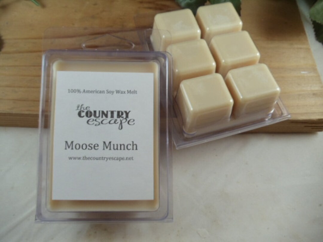 Moose Munch Scented 100% Soy Wax Melt - Mouth Watering Scent - Maximum ...
