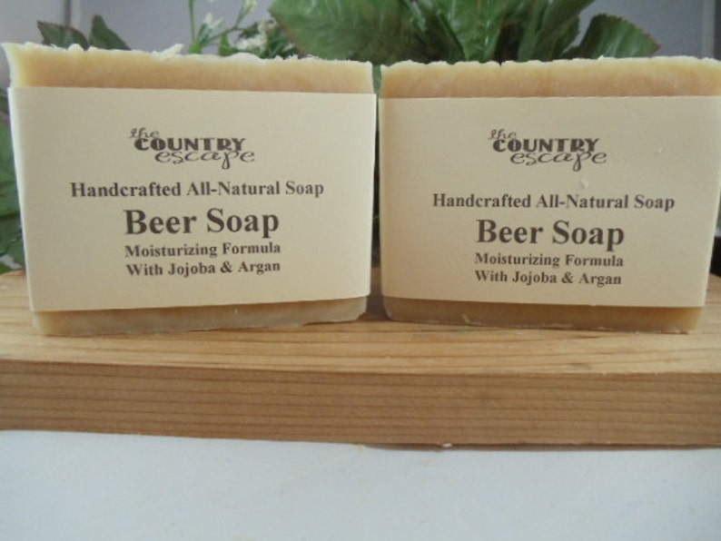 Beer All Natural Bath & Body Soap - Handcrafted – Hand Poured – Organic ...