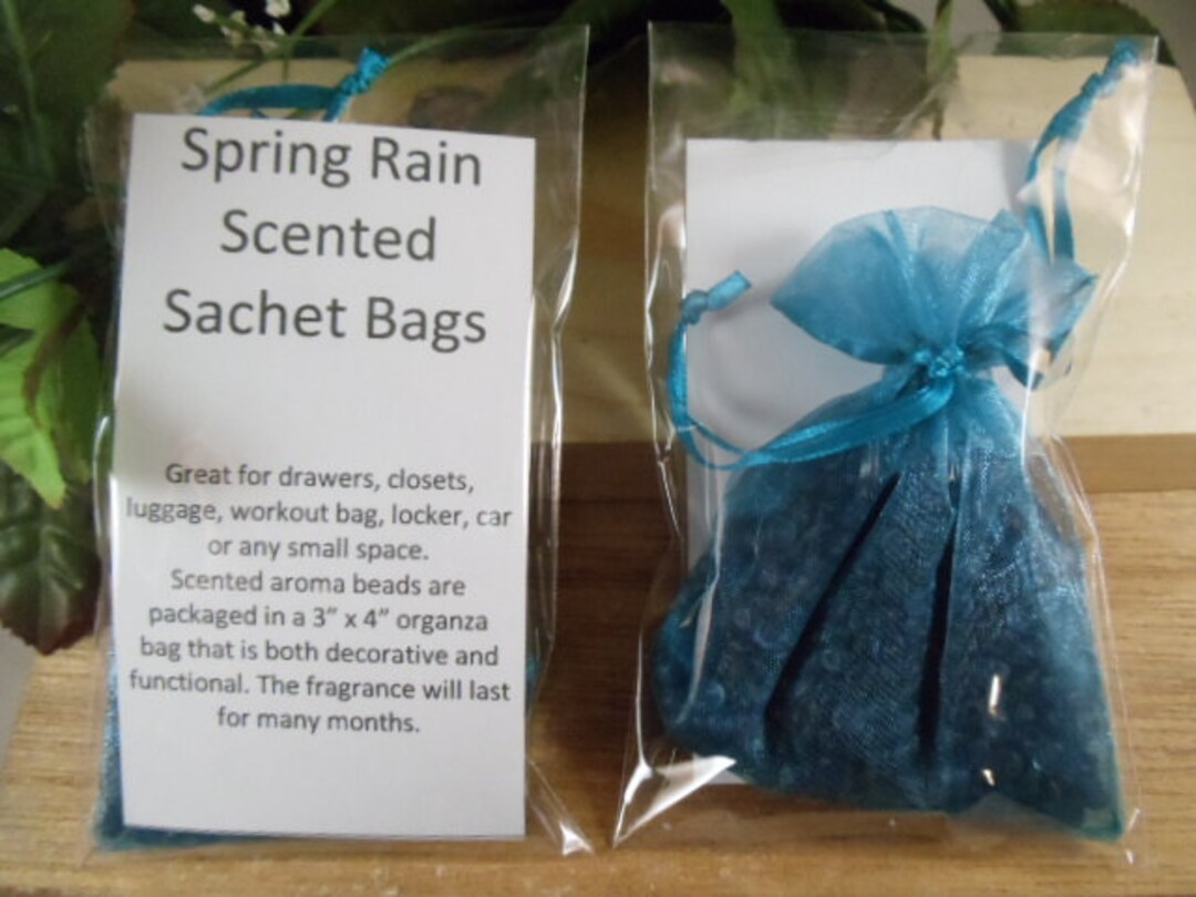 Spring Rain Scented Sachet Bag - Fresh and Clean Scent -great for ...