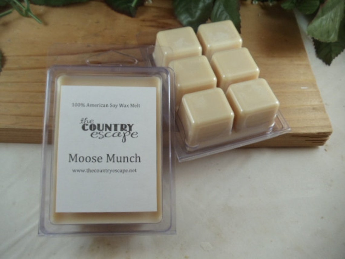 Moose Munch Scented 100% Soy Wax Melt - Mouth Watering Scent - Maximum ...