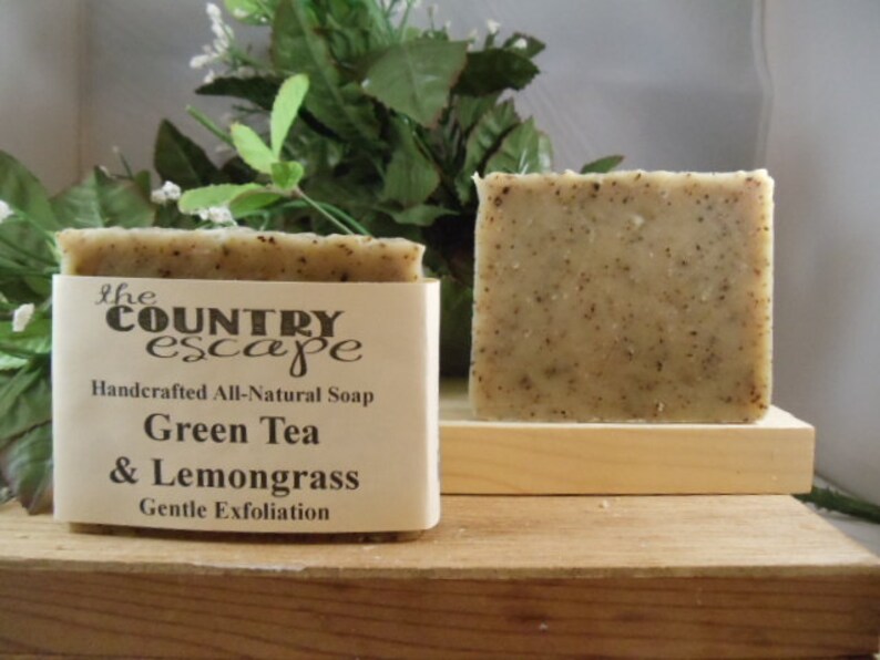 Green Tea and Lemongrass Soap Gentle & Moisturizing Great | Etsy