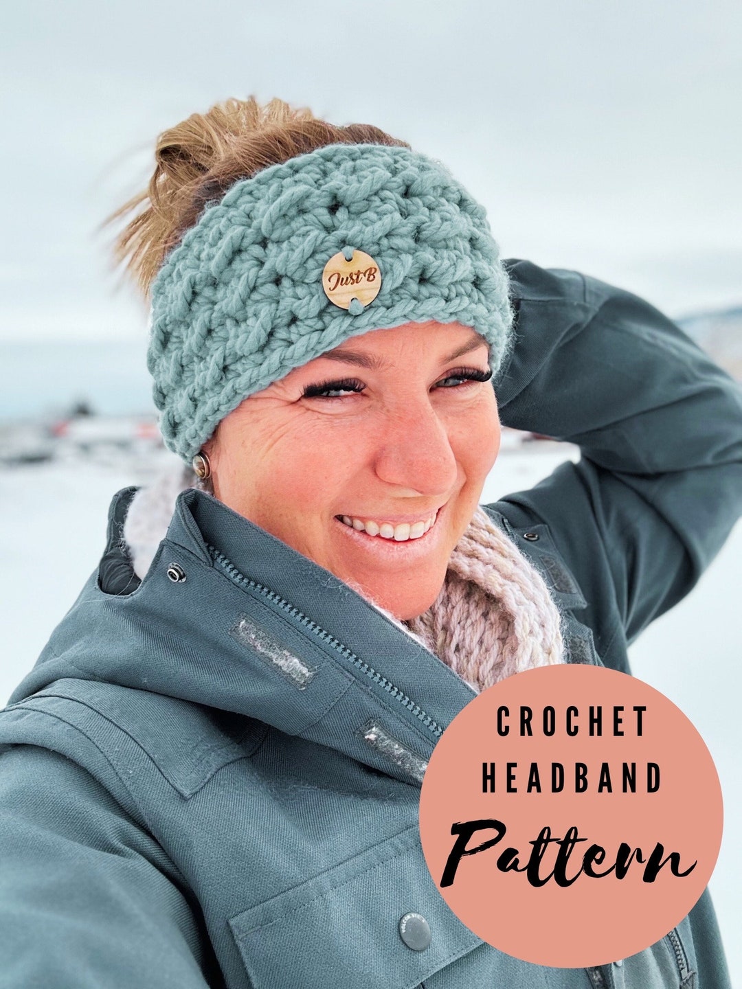 Beginner Crochet Headband Pattern: Easy Earwarmer (PDF Pattern) - Etsy