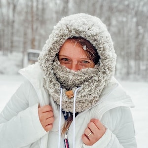 Balaclava, Hooded Face Mask, Snowboard Face Covering, Hooded Ski Mask ...