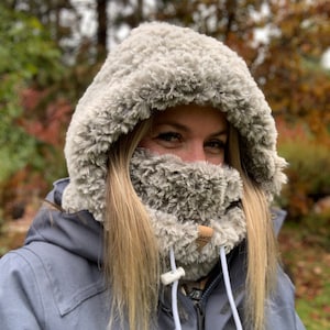 Balaclava, Hooded Face Mask, Snowboard Face Covering, Hooded Ski Mask ...