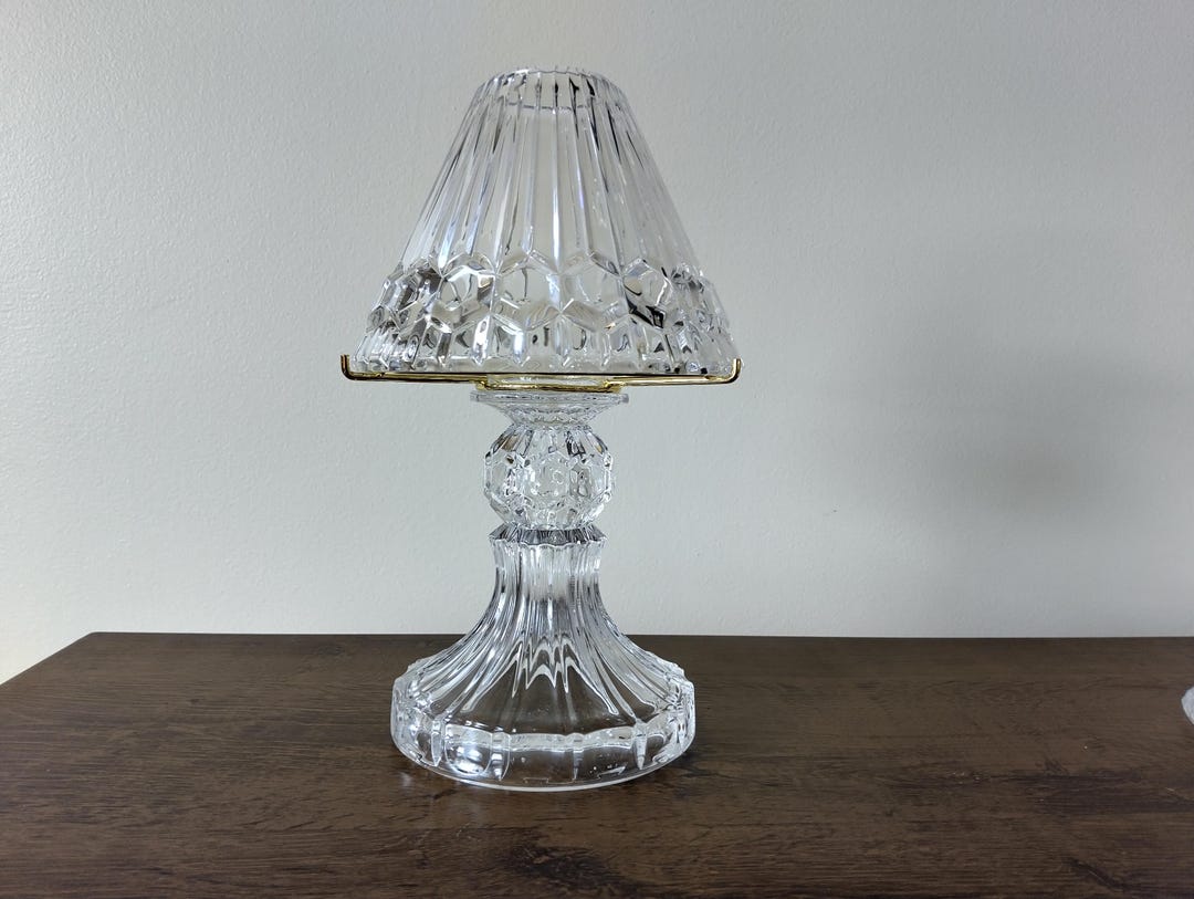 Partylite Astoria Crystal Tea Light Lamp Vintage 1990s Made in Germany ...