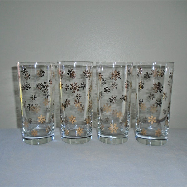 Snowflake Glassware - Etsy
