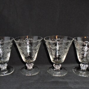 Fostoria Romance Oyster or Fruit Cocktail Glasses Set of 4 - Etsy