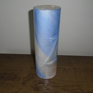 Bullfrog Light Co Pillar Glow Candle 9 Blue Sailboat & Seagulls ...