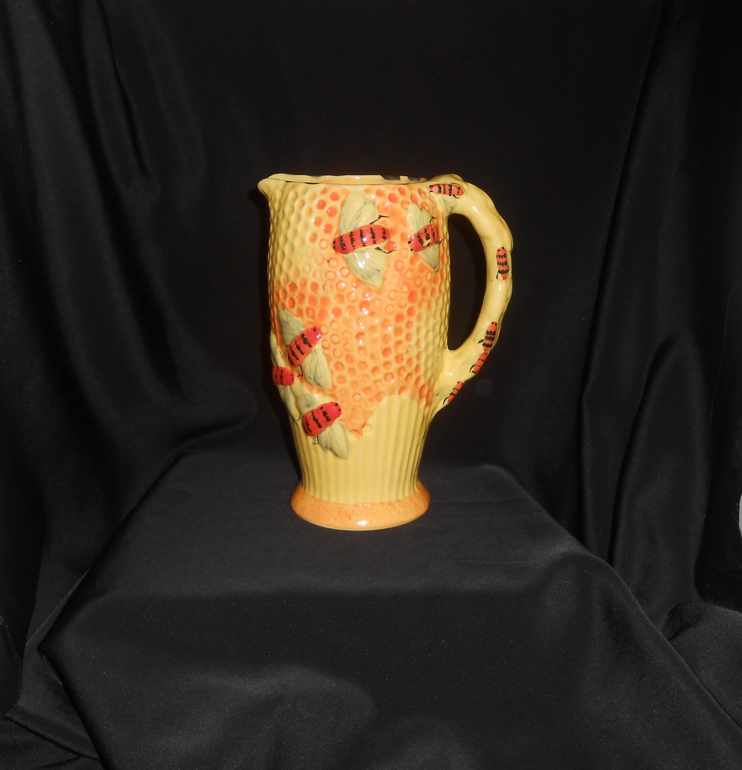 Staffordshire Cottage, Honey Comb, Honey Bees, Water Pitcher, Milk ...