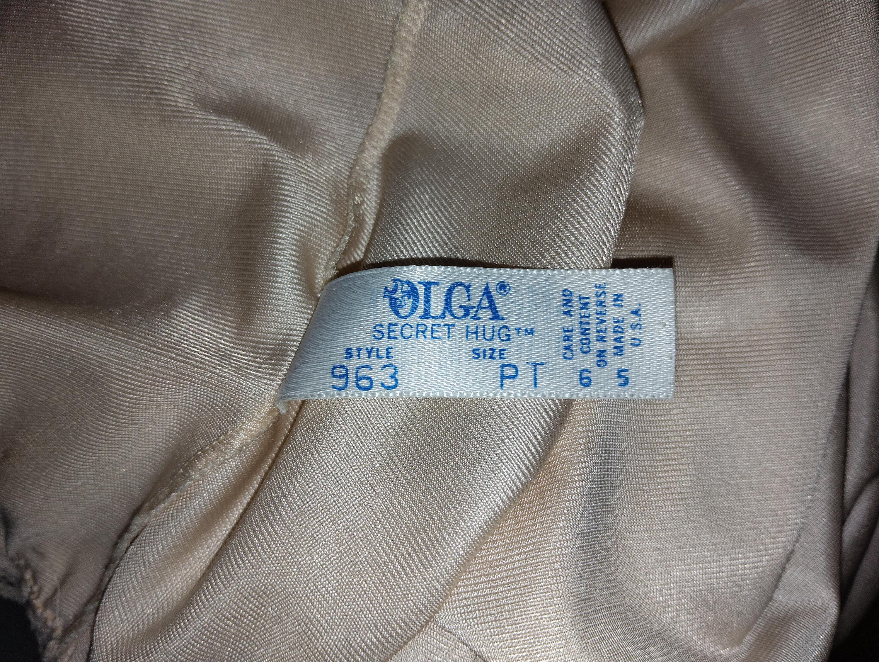 Olga Secret Hug Half Slip Champagne Stretch Lace Waist Size PT - Etsy