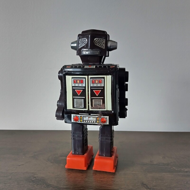 Tin Toy Robot 1960s - Etsy