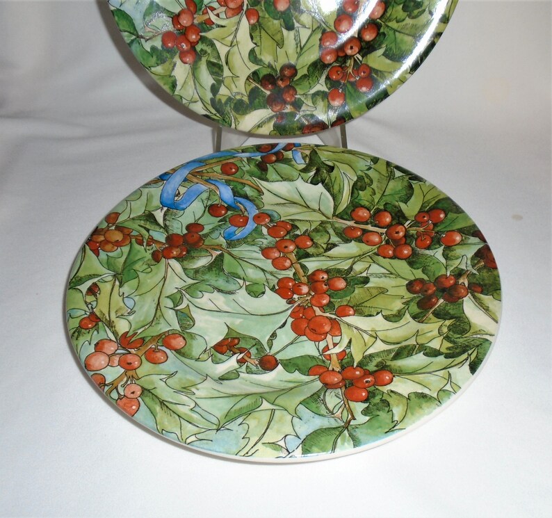 Le Houx by Faiencerie De Gien France Set of 2 Salad or Dessert - Etsy