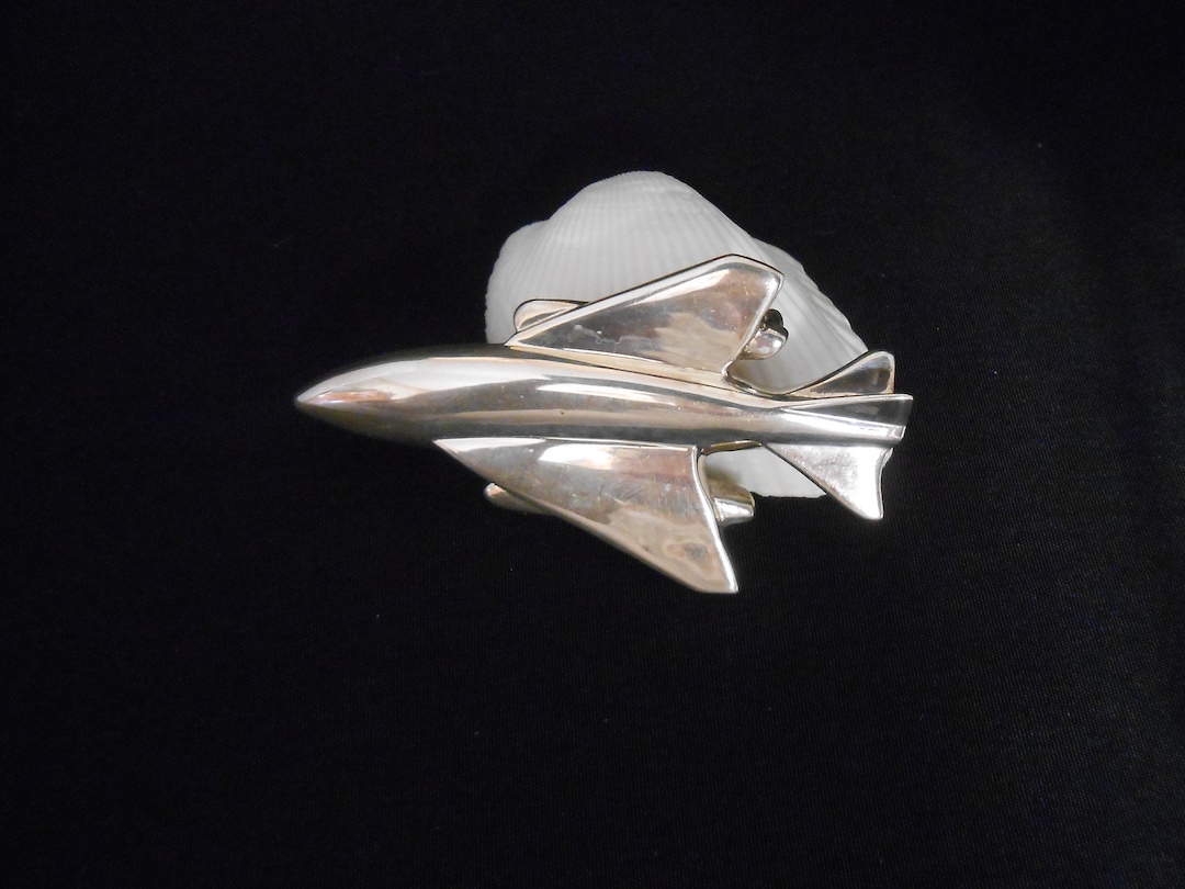 Airplane Gifts, Airplane Brooch, Sterling Silver, Figural Jewelry ...