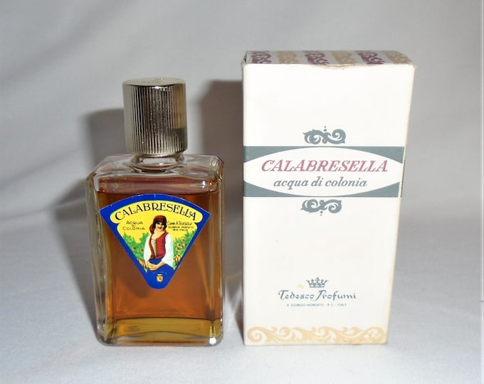 Tedesco Profumi Calabresella Acqua Di Colonia Splash Vintage 1980s With ...