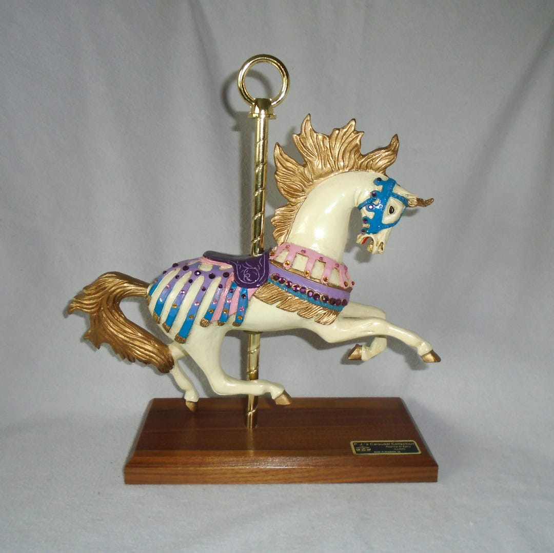 Pj's Carousel Horse FLAME Replica of Early Illion Newbern VA Michelle ...