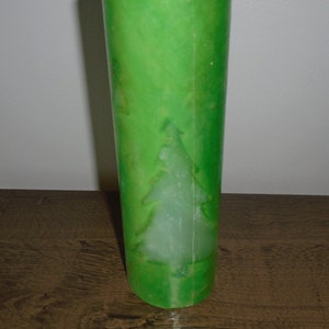 Bullfrog Light Co Glow Candle Green Christmas Trees 9 Pillar NOS ...