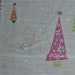 Vintage Christmas Hankie Cotton Handkerchief Mid Century Christmas ...