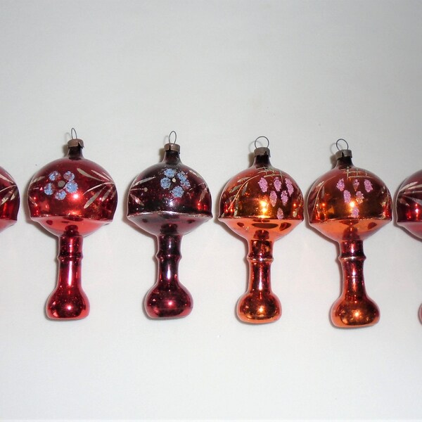 Red Mercury Glass - Etsy