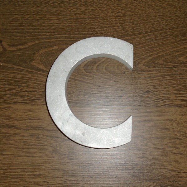 Metal Letter C - Etsy