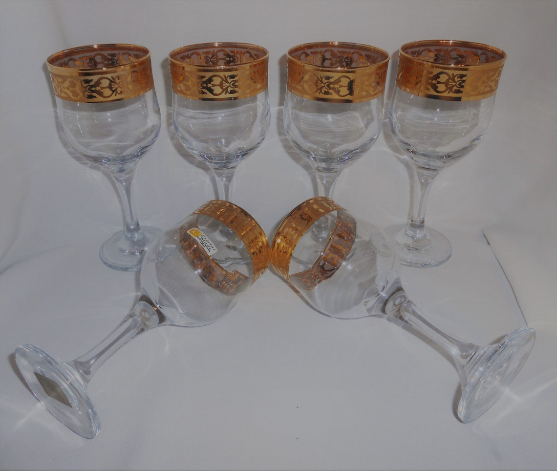 Crystal Glasses Crystal Glassware Italian Glassware Cristal | Etsy