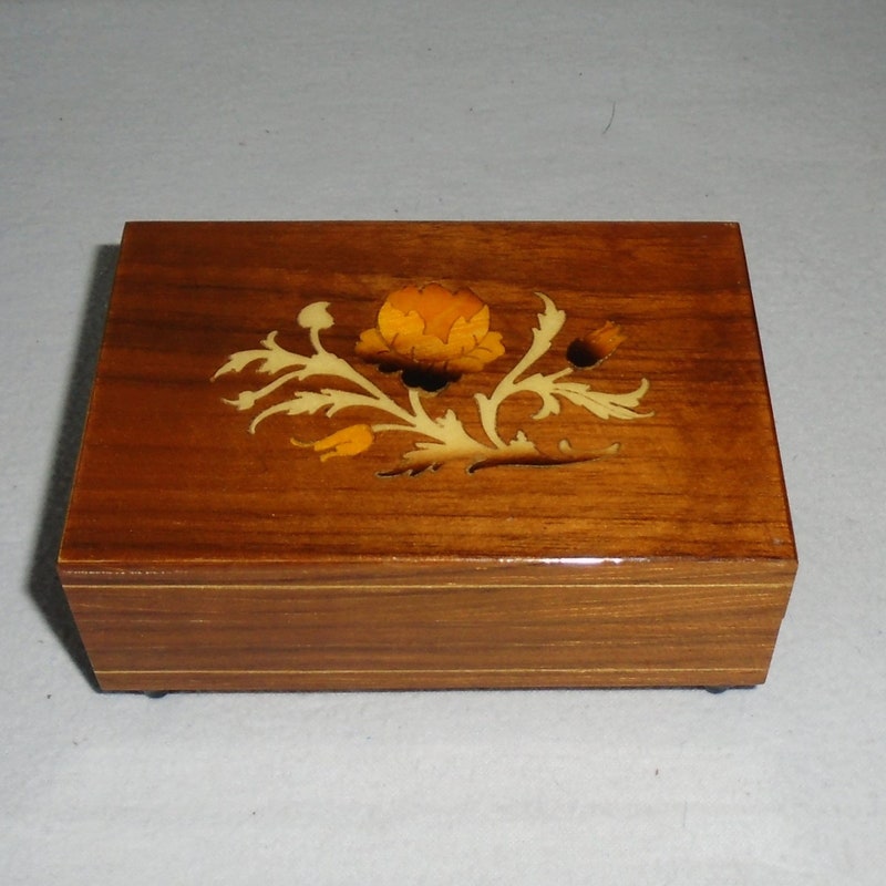 Italian Sorrento Music Box - Etsy