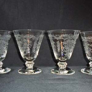 Fostoria Romance Oyster or Fruit Cocktail Glasses Set of 4 - Etsy