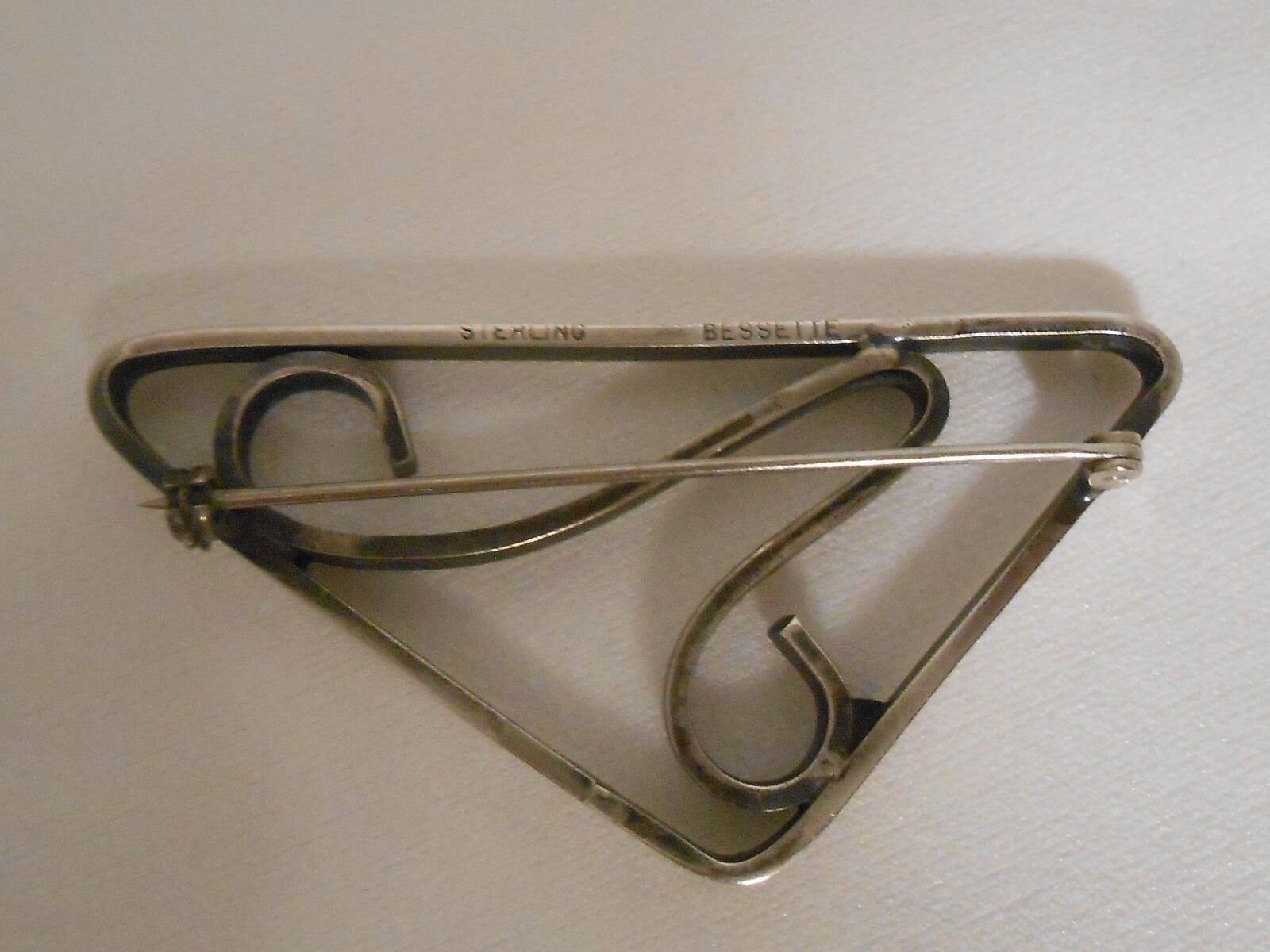 Modernist Brooch Modernist Sterling Silver Brooch Brooch - Etsy