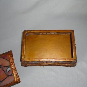 Disney Tinkerbell 50th Anniversary Stained Glass Metal Jewelry Box Ltd ...