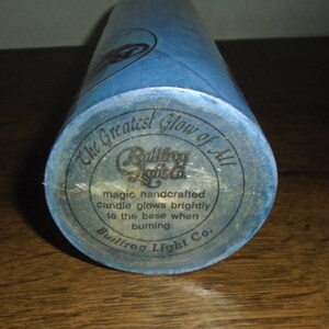 Bullfrog Light Co Pillar Glow Candle 9 Blue Lighthouse Unscented NOS - Etsy