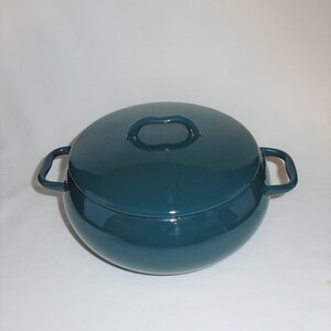 Krenit Enamel Covered Casserole Dish Denmark Vintage Mid Century Danish ...