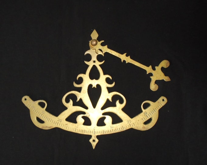 Solid Brass Ship Pendulum Inclinometer Marine Instrument Nautical Decor ...