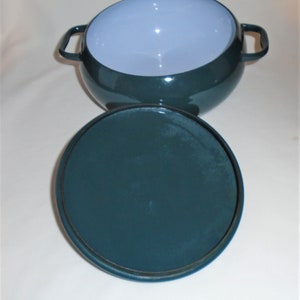 Krenit Enamel Covered Casserole Dish Denmark Vintage Mid Century Danish ...