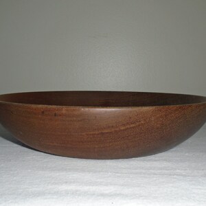 Ray Huskey Wood Dough Bowl Handmade Vintage 9" Rustic Farmhouse ...