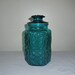 Federal Glass Canister Jar Show off Blue Large Vintage 1970s Kitchen ...