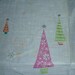 Vintage Christmas Hankie Cotton Handkerchief Mid Century Christmas ...