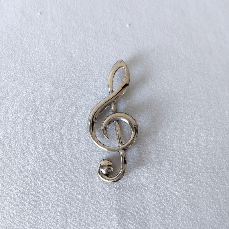 Treble Clef Pin - Etsy