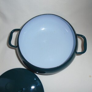 Krenit Enamel Covered Casserole Dish Denmark Vintage Mid Century Danish ...