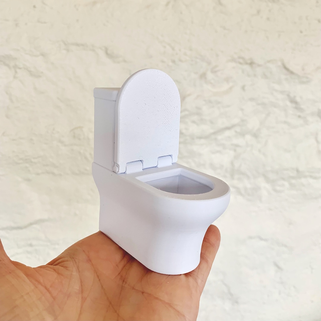 Dollhouse Miniature Toilet - Etsy